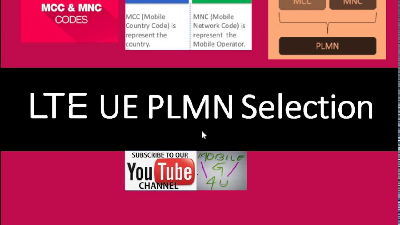 LTE UE PLMN Selection - YouTube