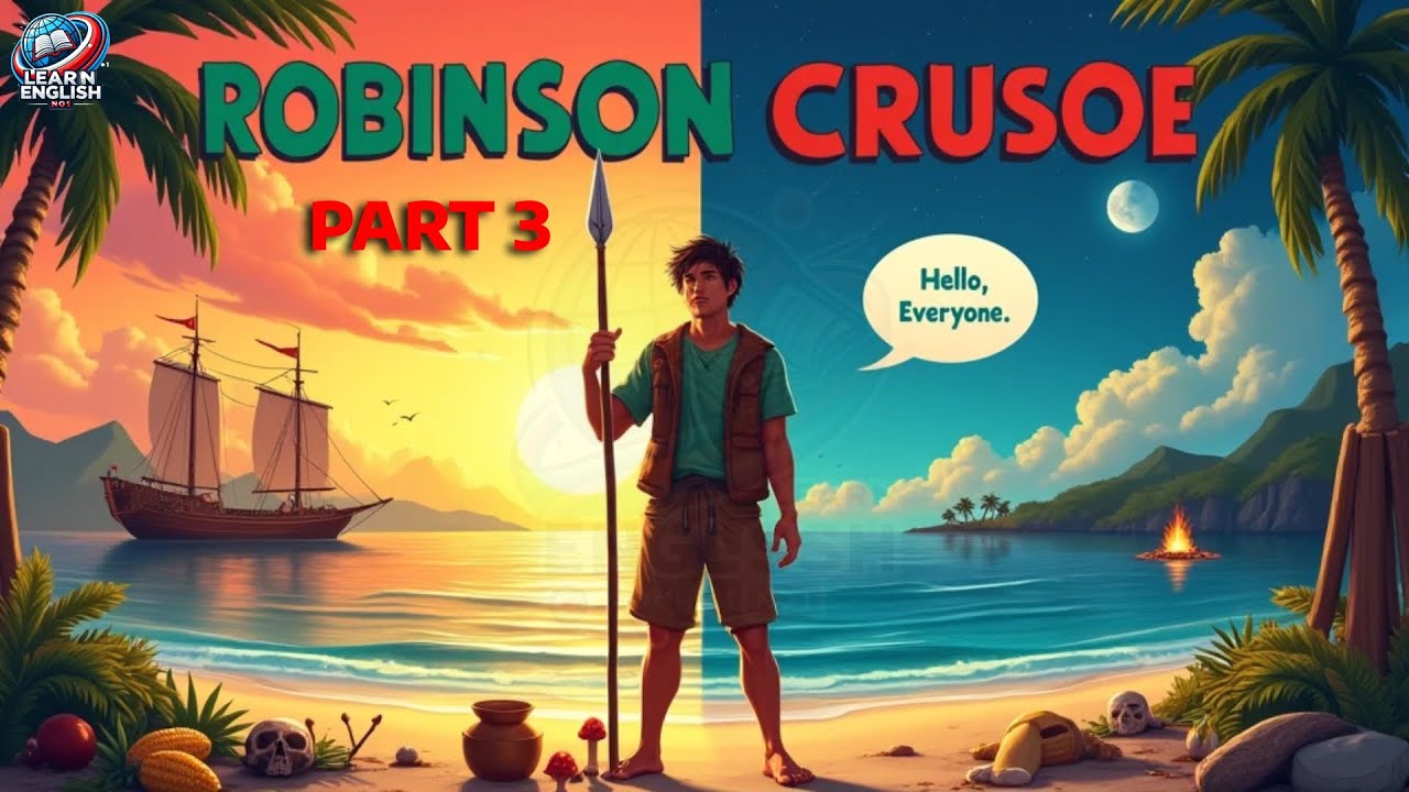 Robinson Crusoe Part 3 || Practice English Speaking || Learn English ...