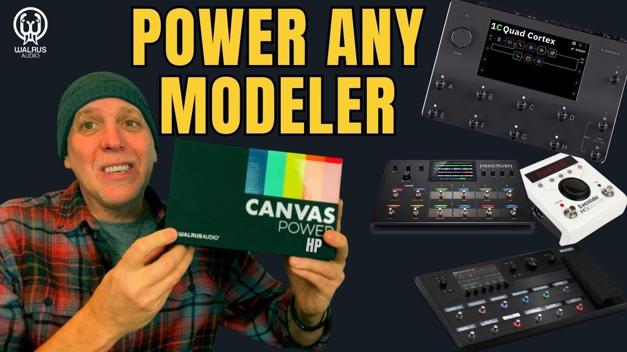 Walrus Audio Canvas Power HP UnBoxing Pedalboard Powers 12V Quad Cortex ...