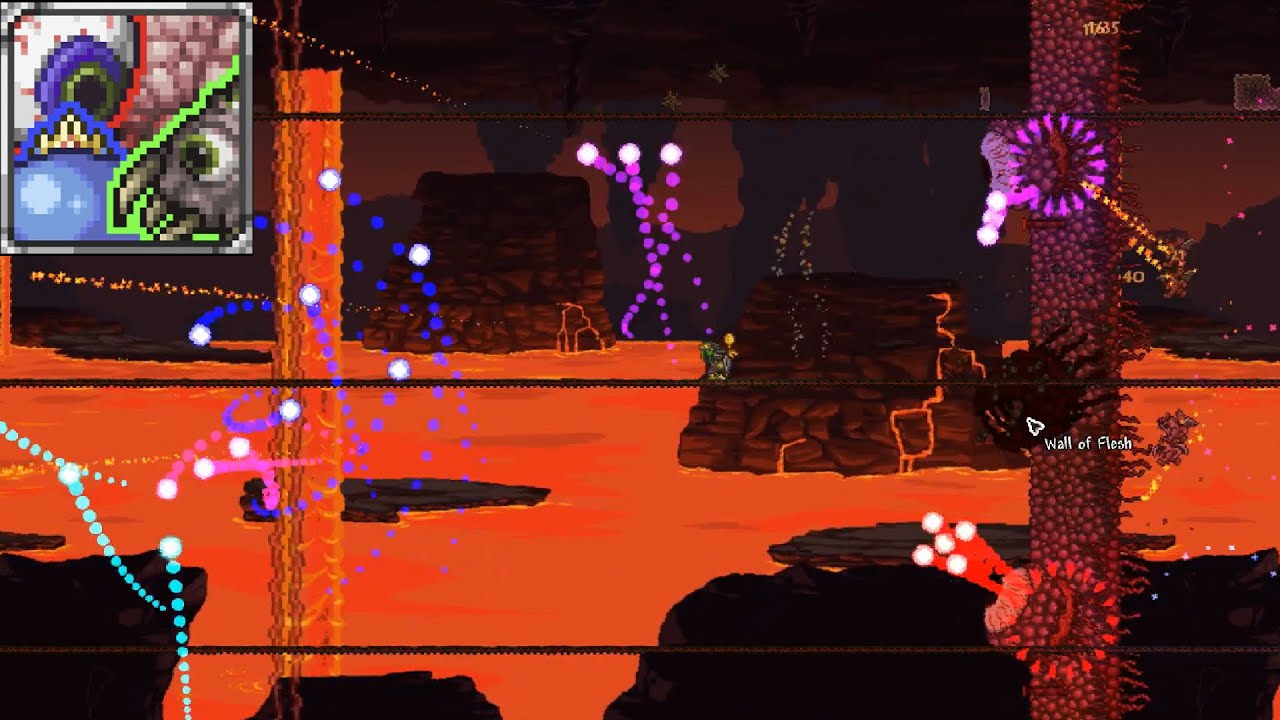 Reworked Wall of flesh | Vanilla Bosses Remade mod - YouTube