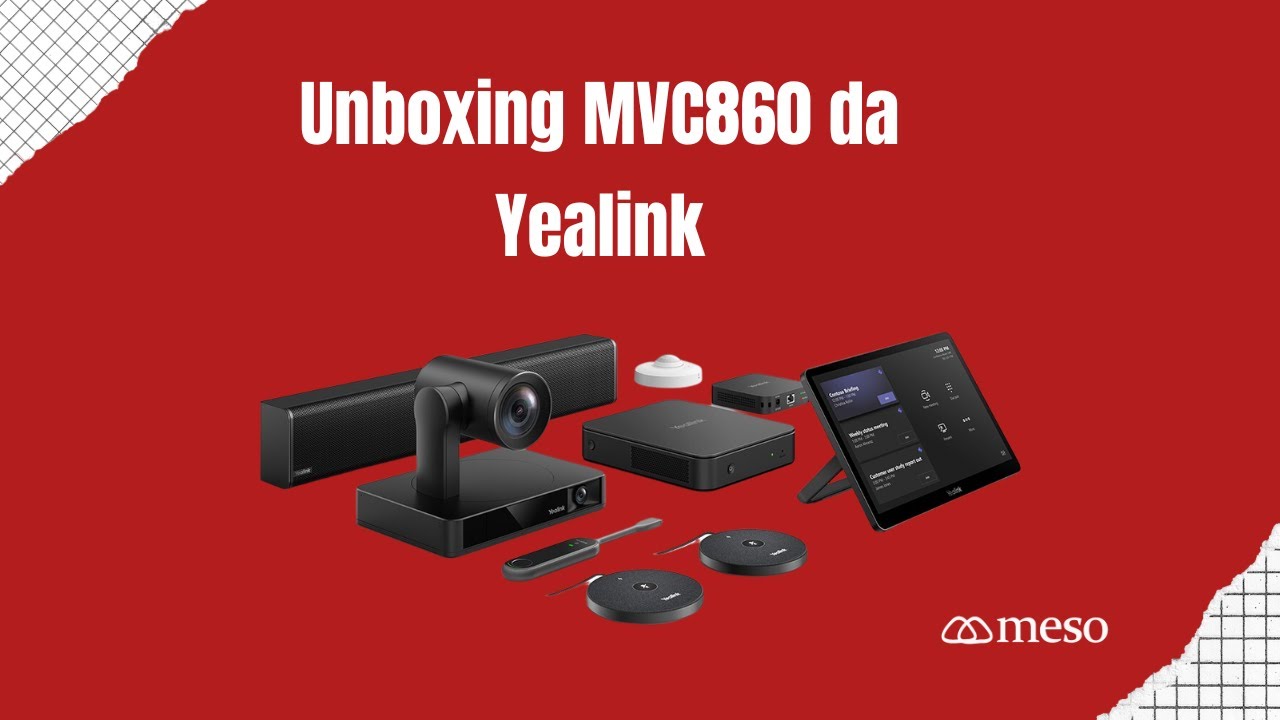 Unboxing MVC860 Yealink - YouTube