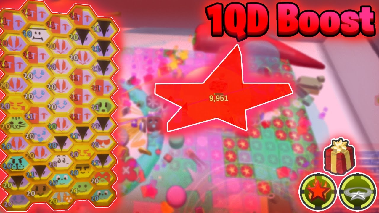 1QD Red Hive Boost | Bee Swarm Simulator (HD NO FBEAN) - YouTube