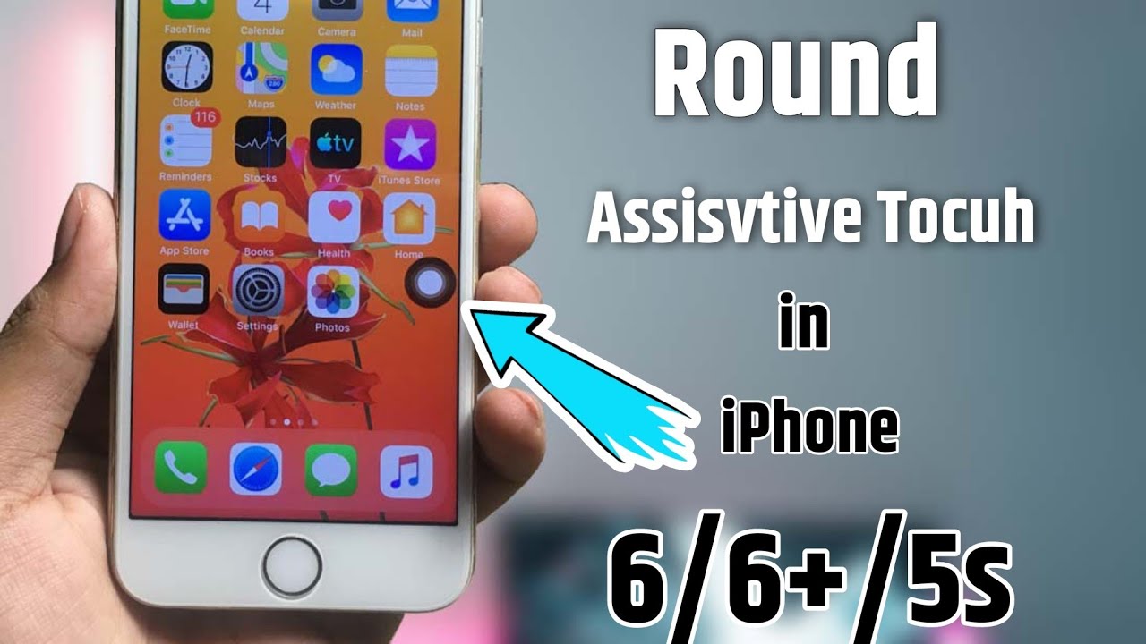 Install iPhone X Round Assistive Touch in iPhone 6/6+/5s.How to Get ...