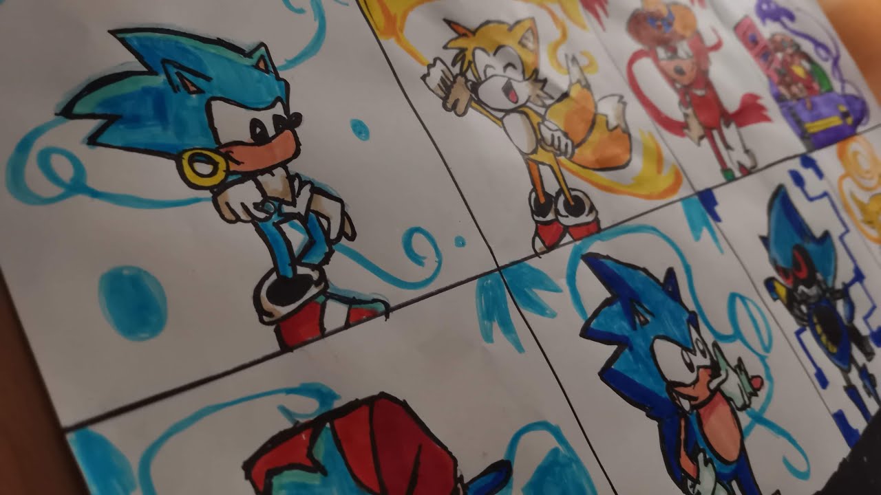 Drawing of all my favorite Sonic in Friday Night Funkin' part 4 By Kid ...