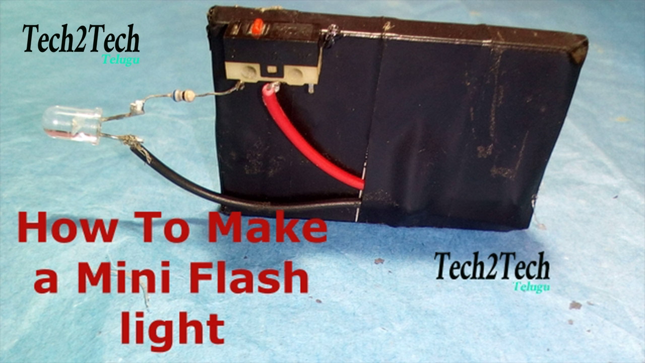 How to Make a Mini Flash light Easy - YouTube