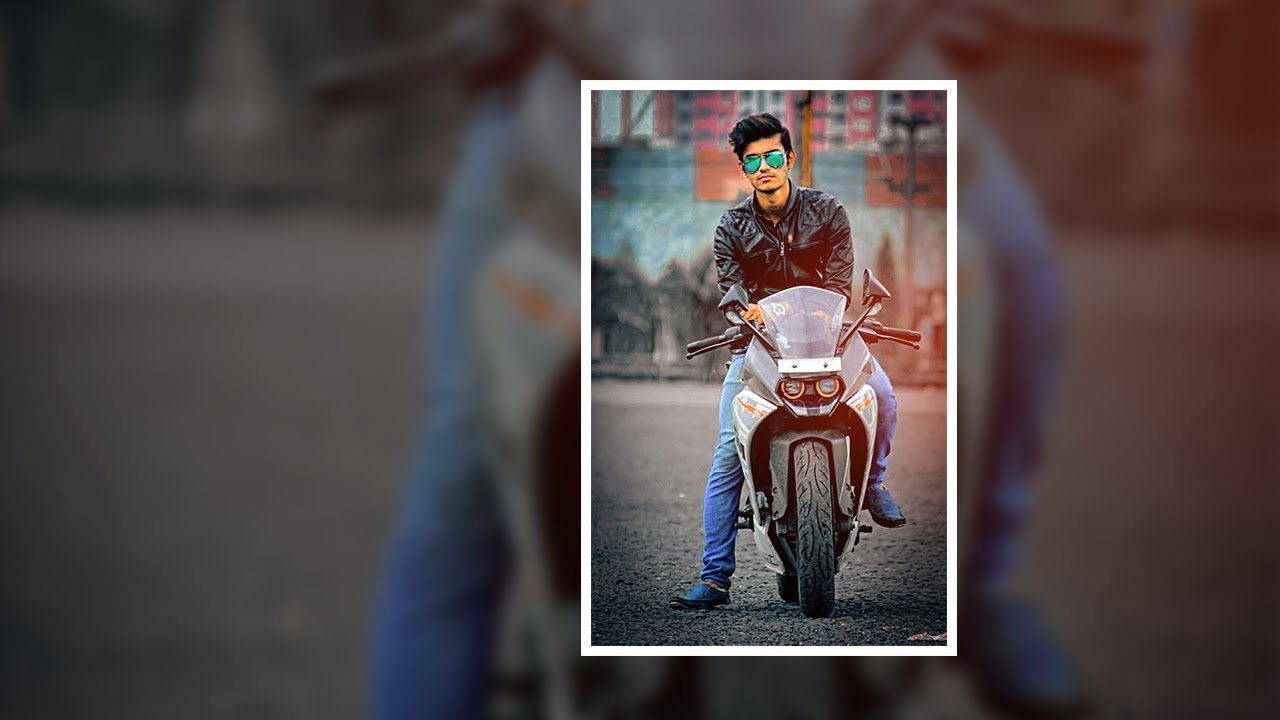 How to edit outdoor bike photos - YouTube