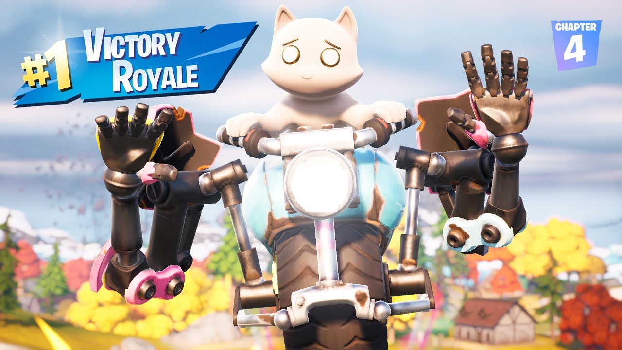 Victoria con la skin KIT FELIZ Fortnite - YouTube