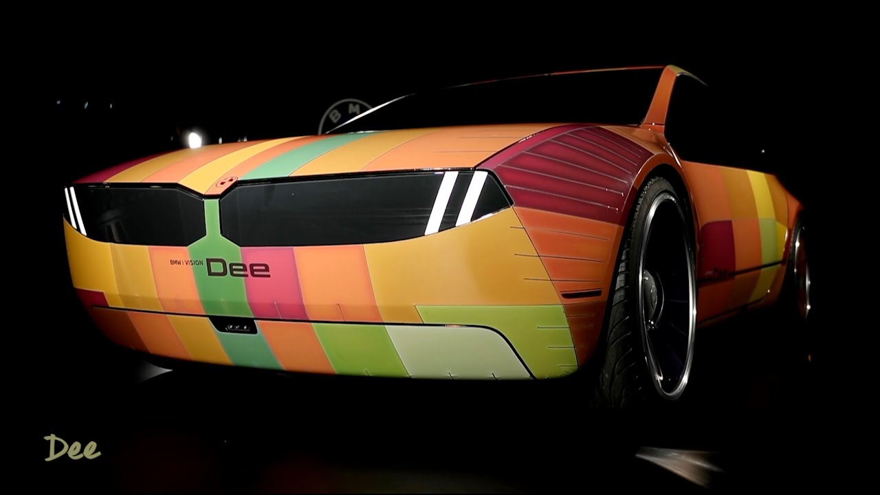 From CES 2023 - the Revolutionary BMW i Vision DEE Color Changing Car ...