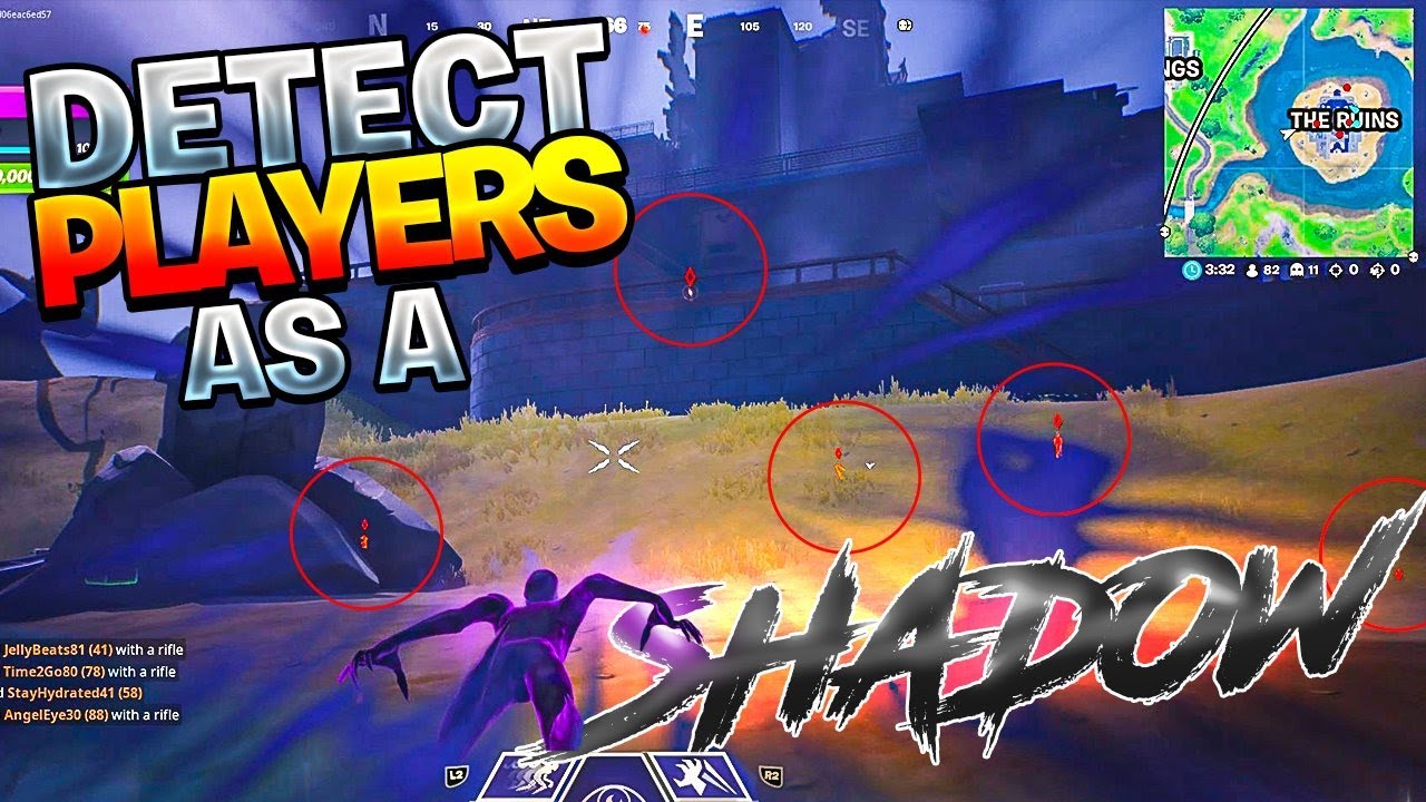 How To DETECT 10 PLAYERS AS A SHADOW In ONE Match! - YouTube