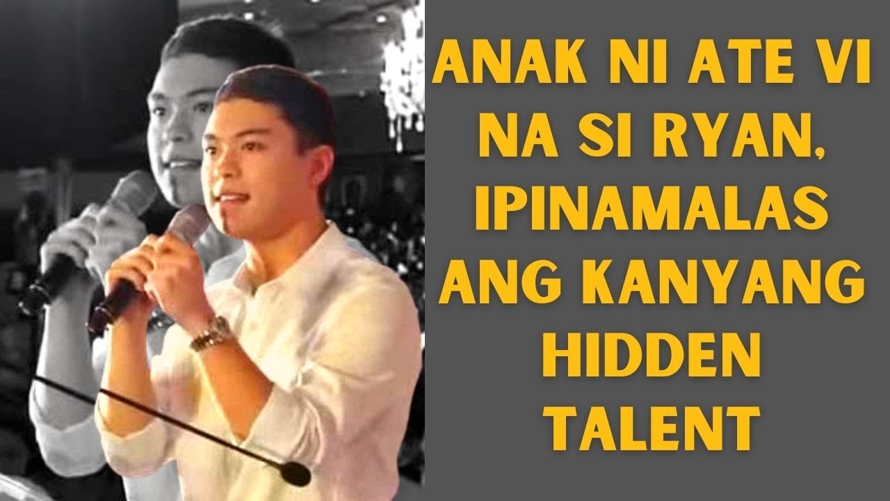 Vilma Santos, proud sa hidden talent ng anak na si Ryan Christian Recto ...