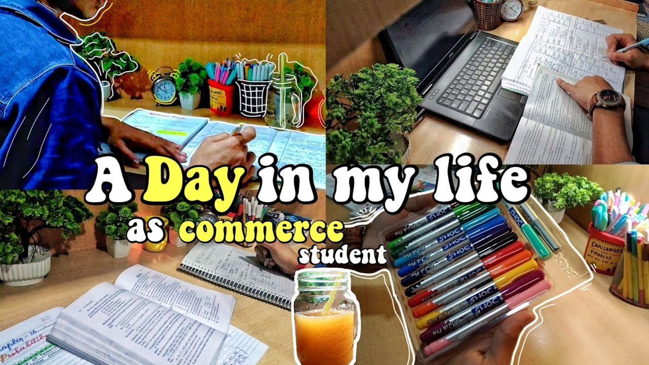 [A day in my life as Commerce Student] | Studying, Eating, Unboxing ...