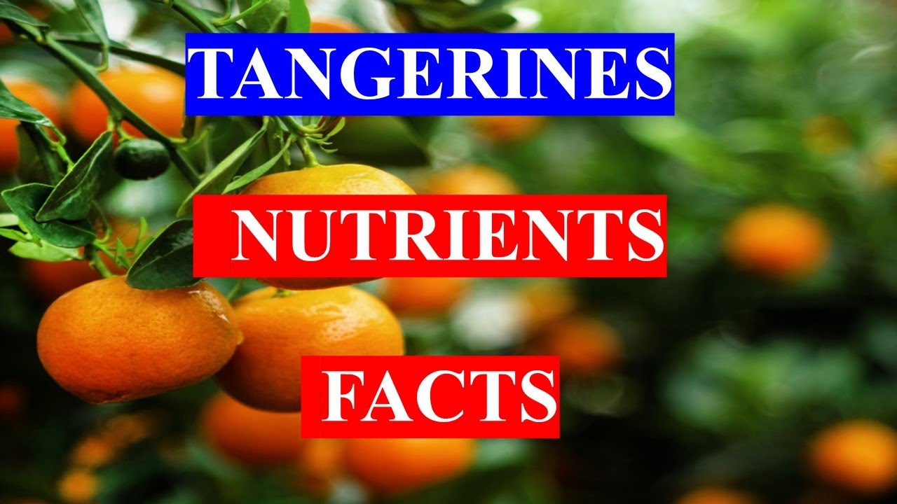 TANGERINES FRUIT - HEALTH BENEFITS AND NUTRIENTS FACTS - YouTube