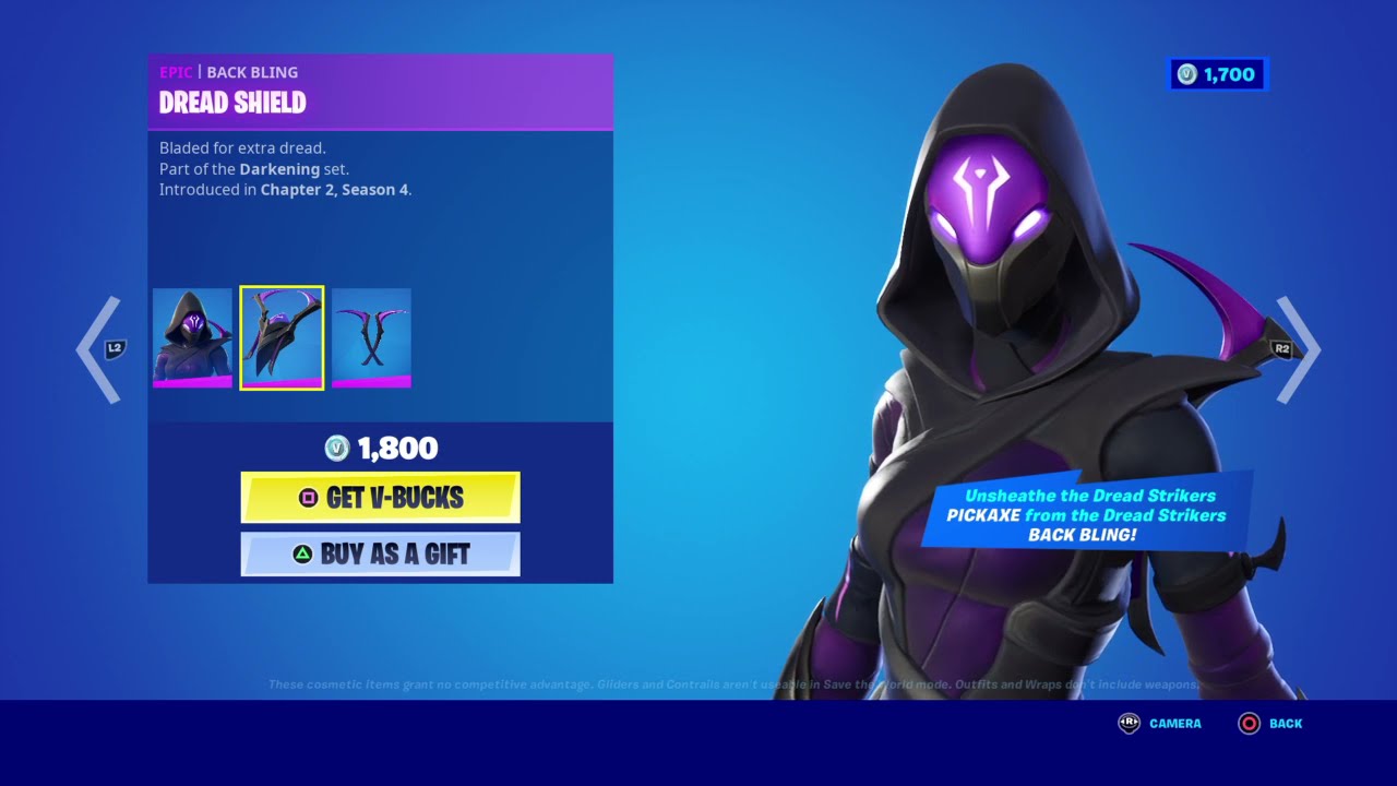 DREAD FATE "Epic" (Outfit) - Fortnite - YouTube