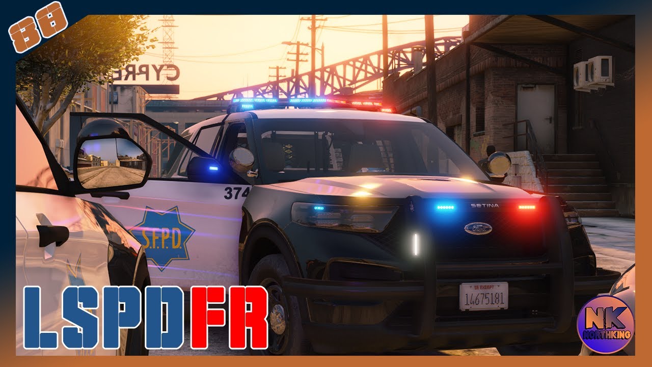 GTA V LSPDFR | SFPD OFFICER FATALLY SHOOT A KNIFE-WIELDING MAN - YouTube
