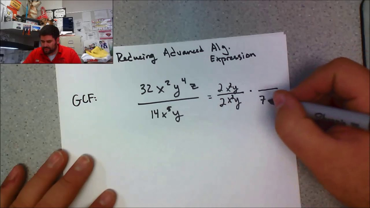How to Reduce Advanced Algebraic Expressions - YouTube