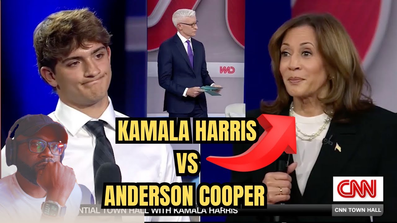 Anderson Cooper GRILLS Kamala Harris on border wall funding | Reaction ...