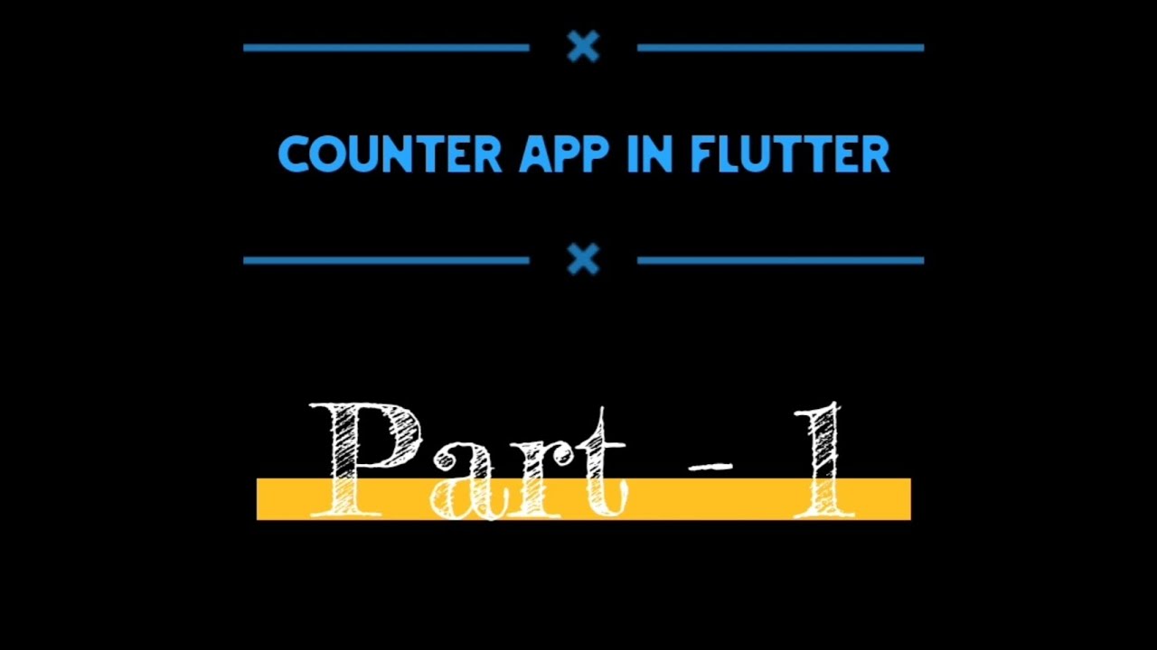 Flutter Counter App Tutorial - Part 1 | Build Without State Management (Beginner Friendly) - YouTube