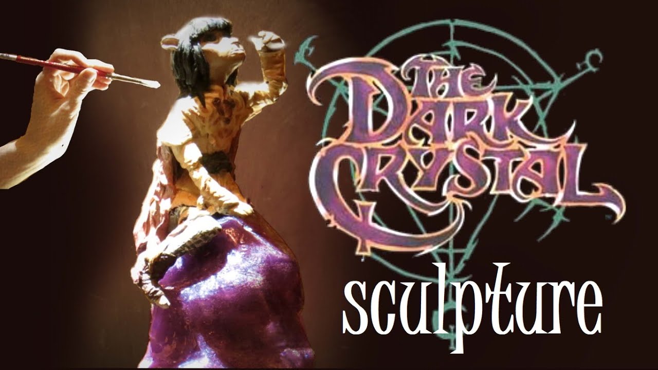 Making A Scene From The Dark Crystal Using Resin And Clay - YouTube