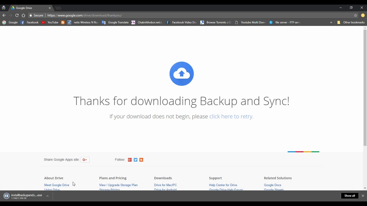 how to download and install google drive - YouTube