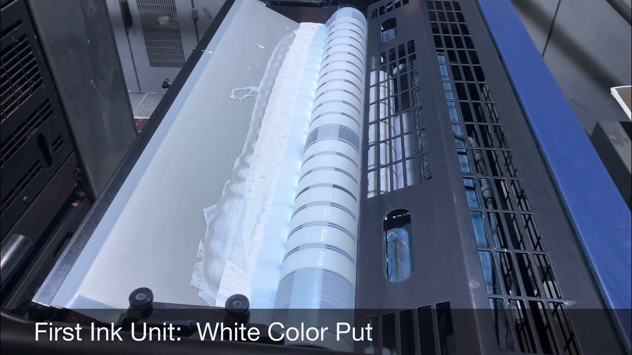 White Color Print on Silver Metalic Board - Printing Packaging - YouTube