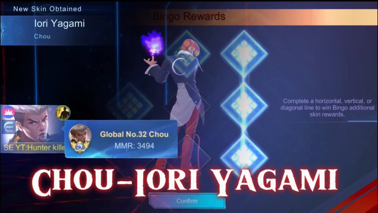 Chou-Iori yagami gameplay (chou top global) - YouTube