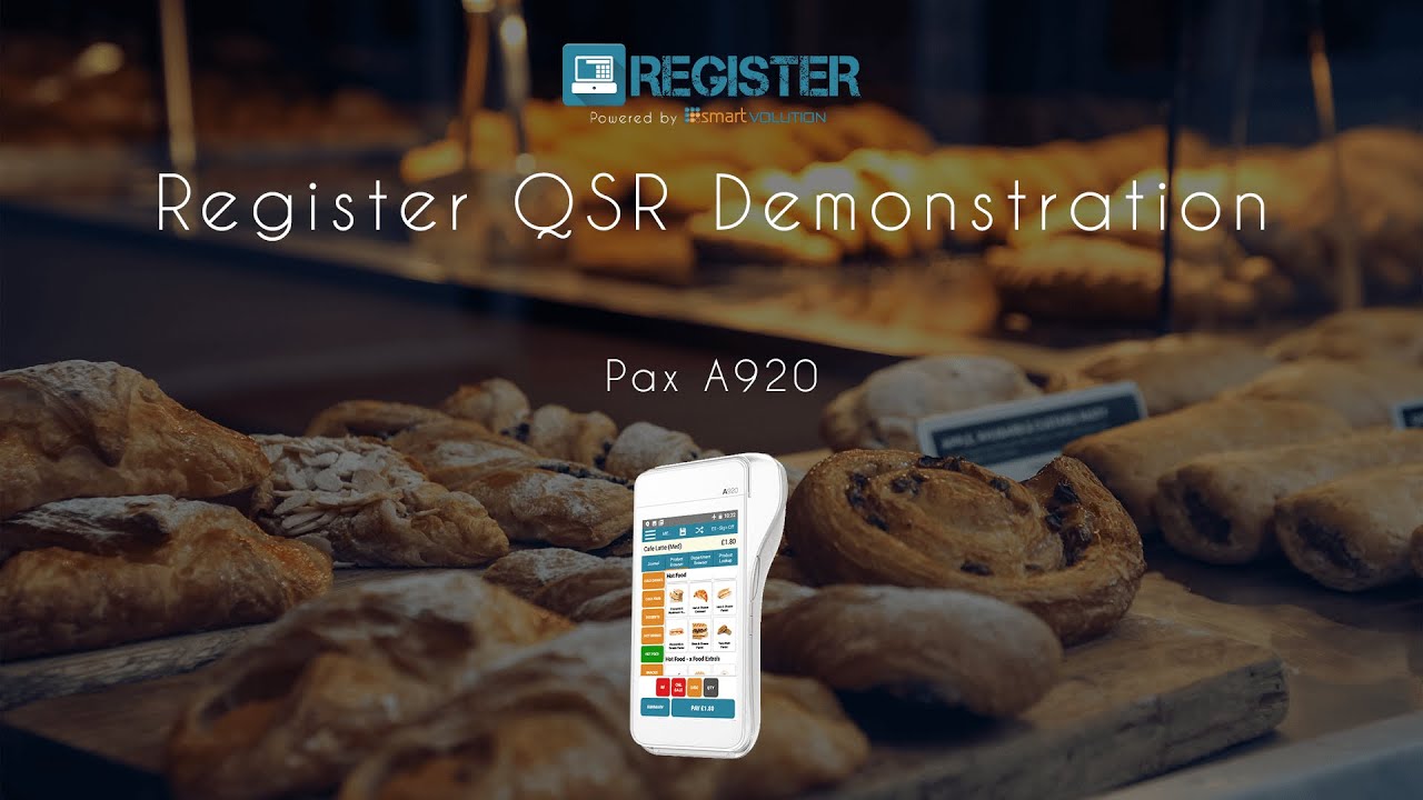 Register Pax QSR Demo - YouTube