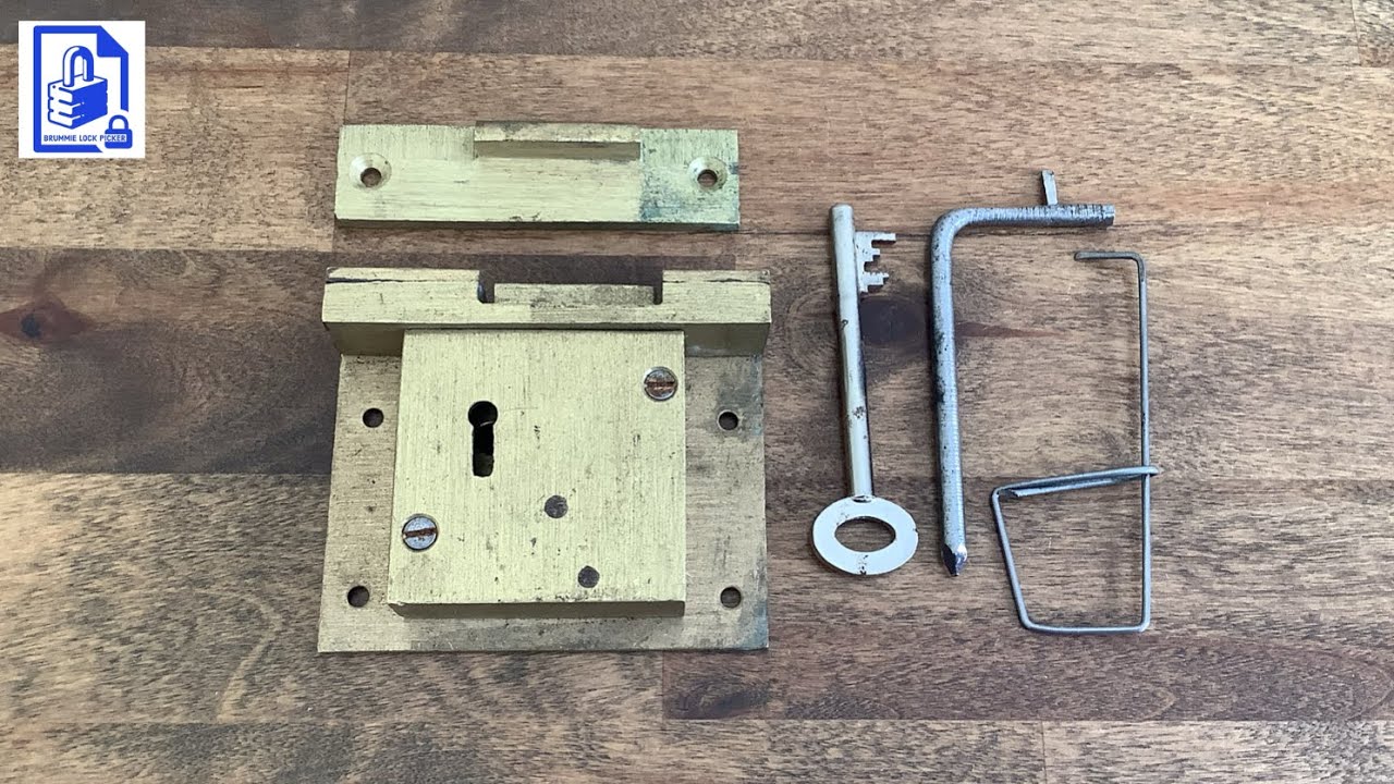 920. Nicholson 7 Lever Brass Bankers Slam Till Safe Desk Drawer Bank ...