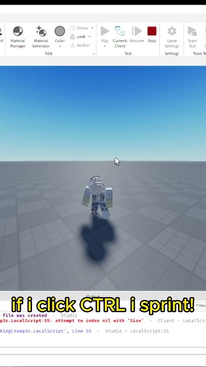 How to make a shift to sprint for PC and Mobile! #roblox #robloxstudio ...