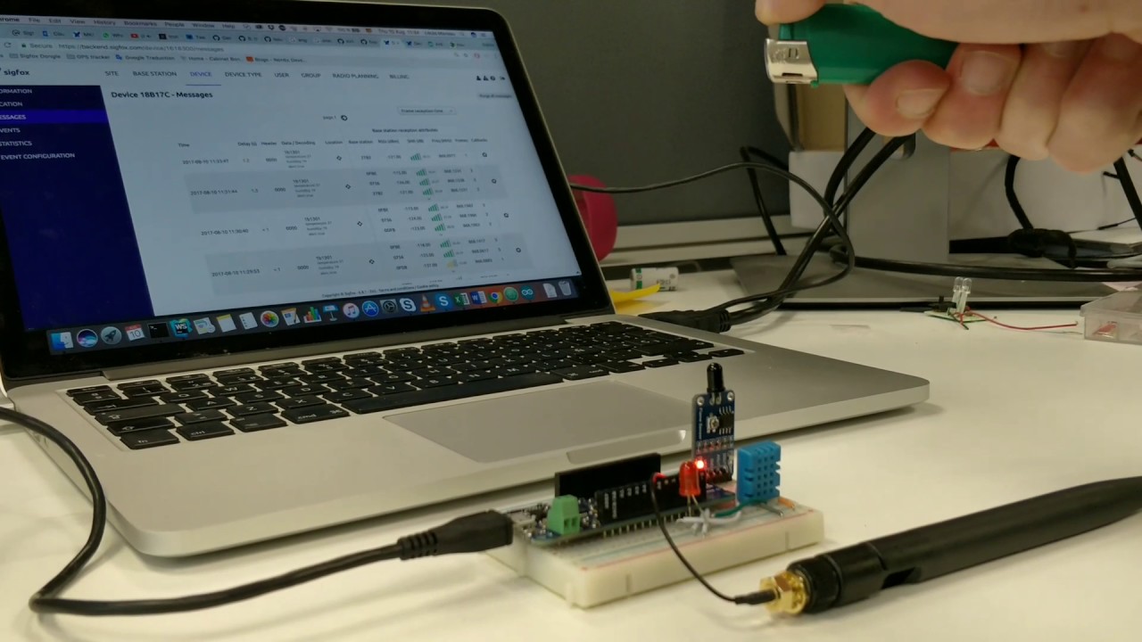 DIY - Sigfox forest fire detector - YouTube