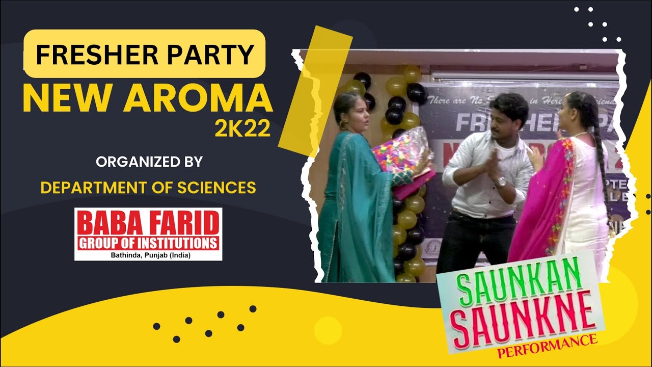 Fresher Party | Department of Sciences | BFGI | Saunkan Saunkne ...