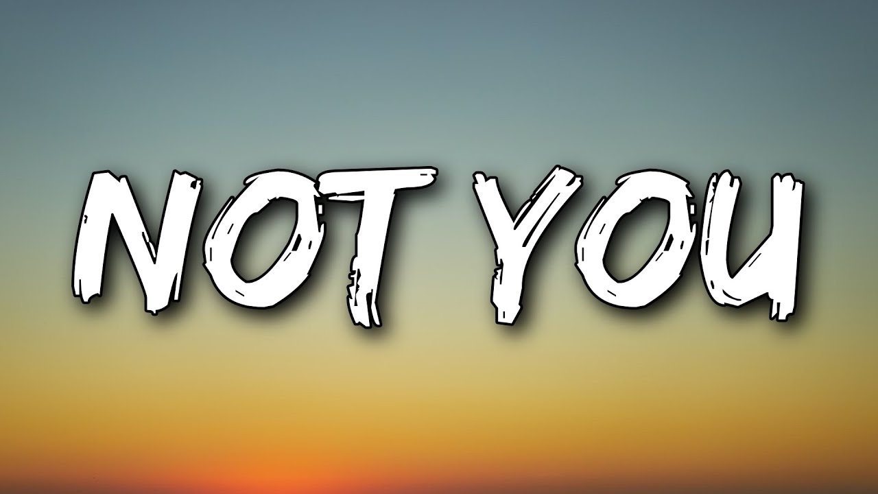Alan Walker & Emma Steinbakken - Not You (Lyrics) - YouTube