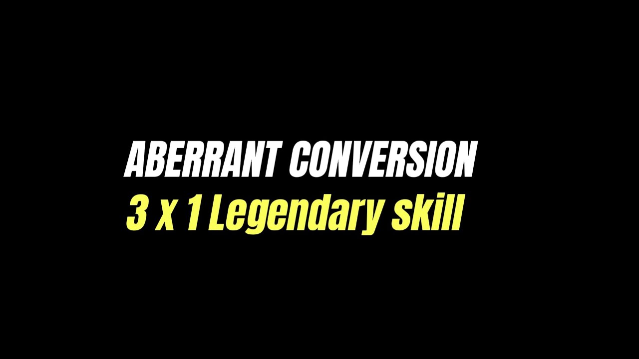 Converting 3 Aberrant pets with 1 legendary skill - YouTube