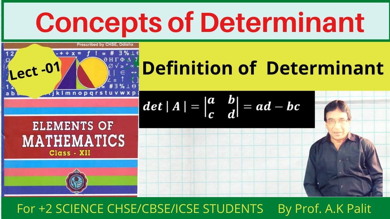Definition of DETERMINANT || Determinant || Matrix || What is a ...
