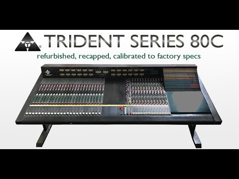 Trident Series 80 C analog mixing desk | 80B | 80C | ATB - YouTube