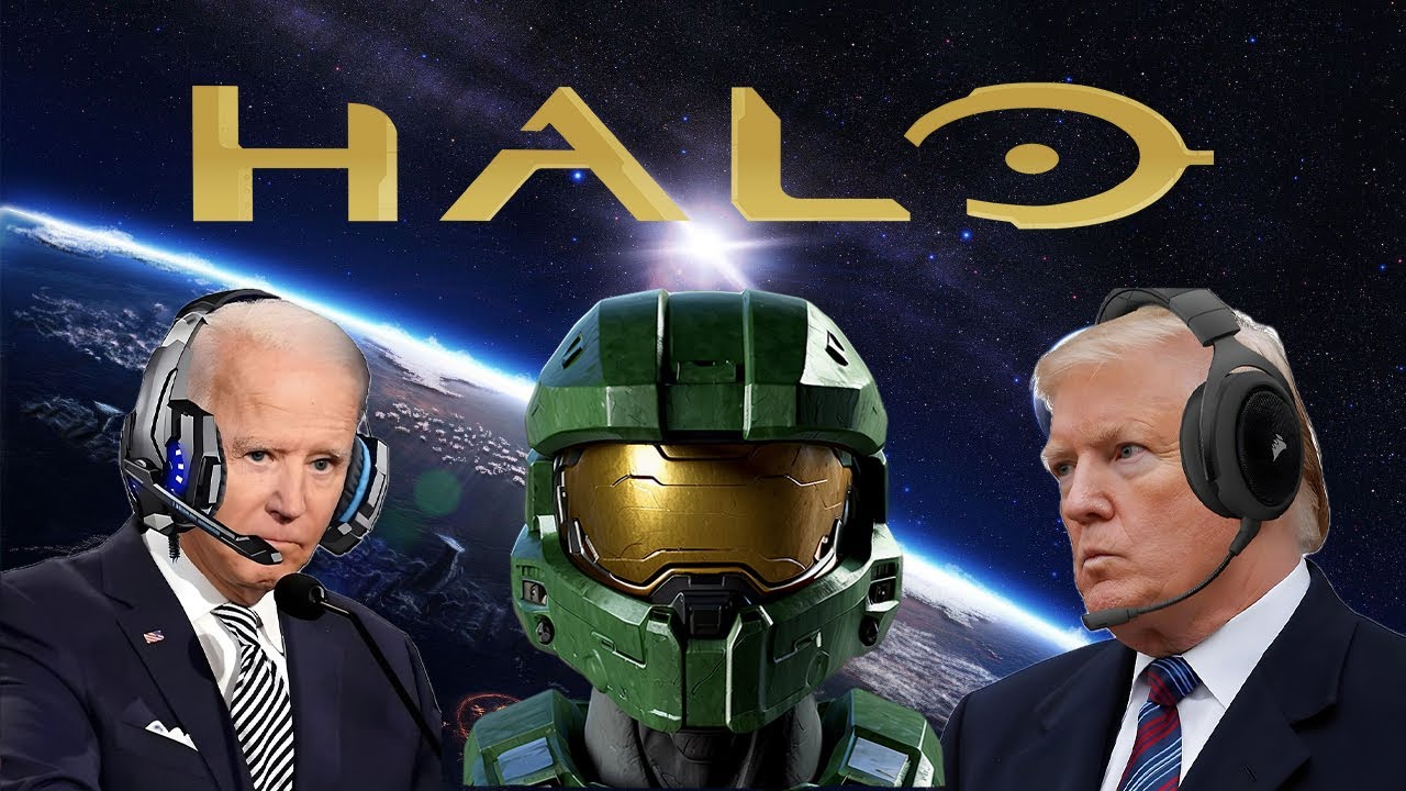 US Presidents Play Halo Firefight Feat. Master Chief! - YouTube