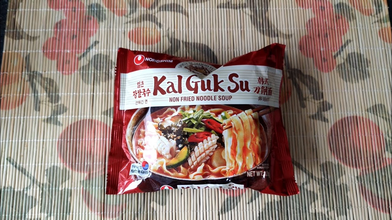 Лапшичка Nongshim Kal Guk Su - YouTube
