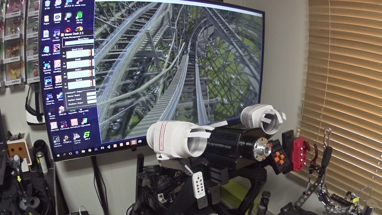 DIY Wind simulator test (Nolimits 2) - YouTube