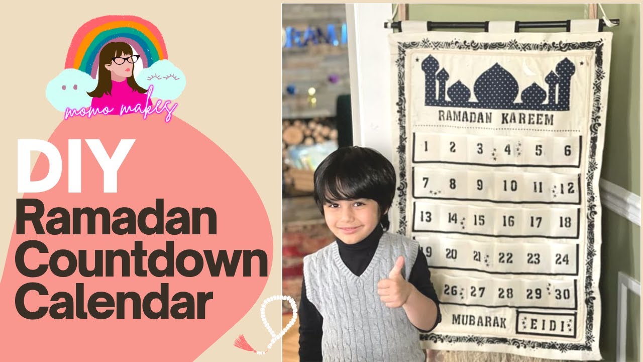 Try this DIY Ramadan Countdown Calendar #RamadanCalendar #RamadanDecor ...