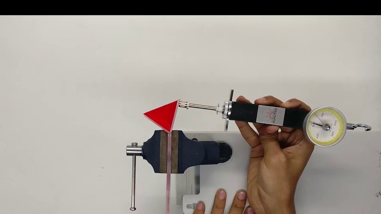 Rigidity test when folded - YouTube