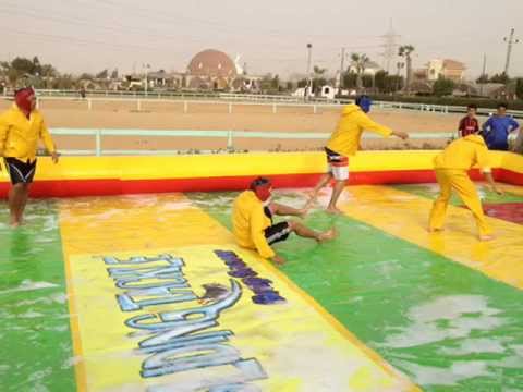 Sliding Tackle Soap Soccer ( Professional Field now in Egypt) - YouTube