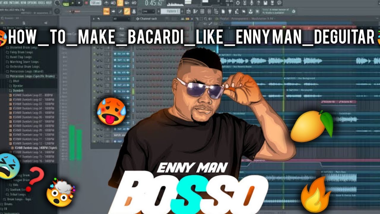 How to Make Bacardi like Enny Man DeGuitar (free Flp) 🤯🥵New Tutorial ...