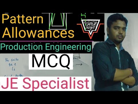 Pattern allowances,Production Engg,MCQ,Pattern,allowance Types,Draft ...