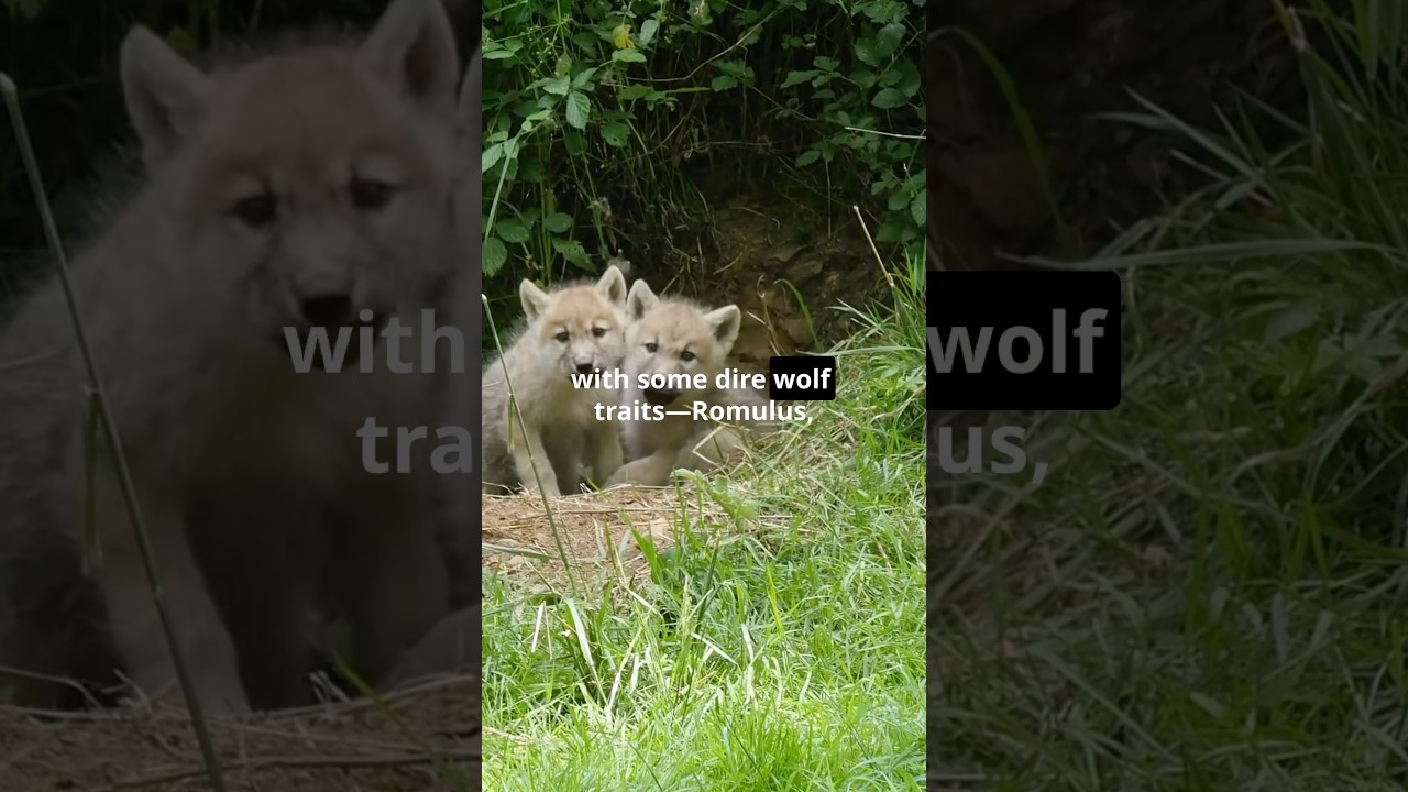 Dire Wolves Are Back! But Are They Really? #science #wolf #fory - YouTube