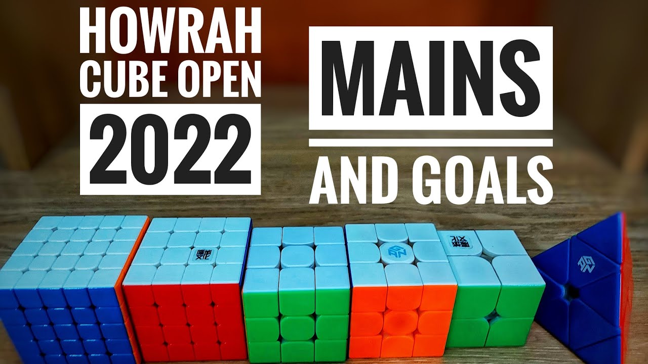 Mains And Goals For My FIRST CUBING COMPETITION | Howrah Cube Open 2022 ...