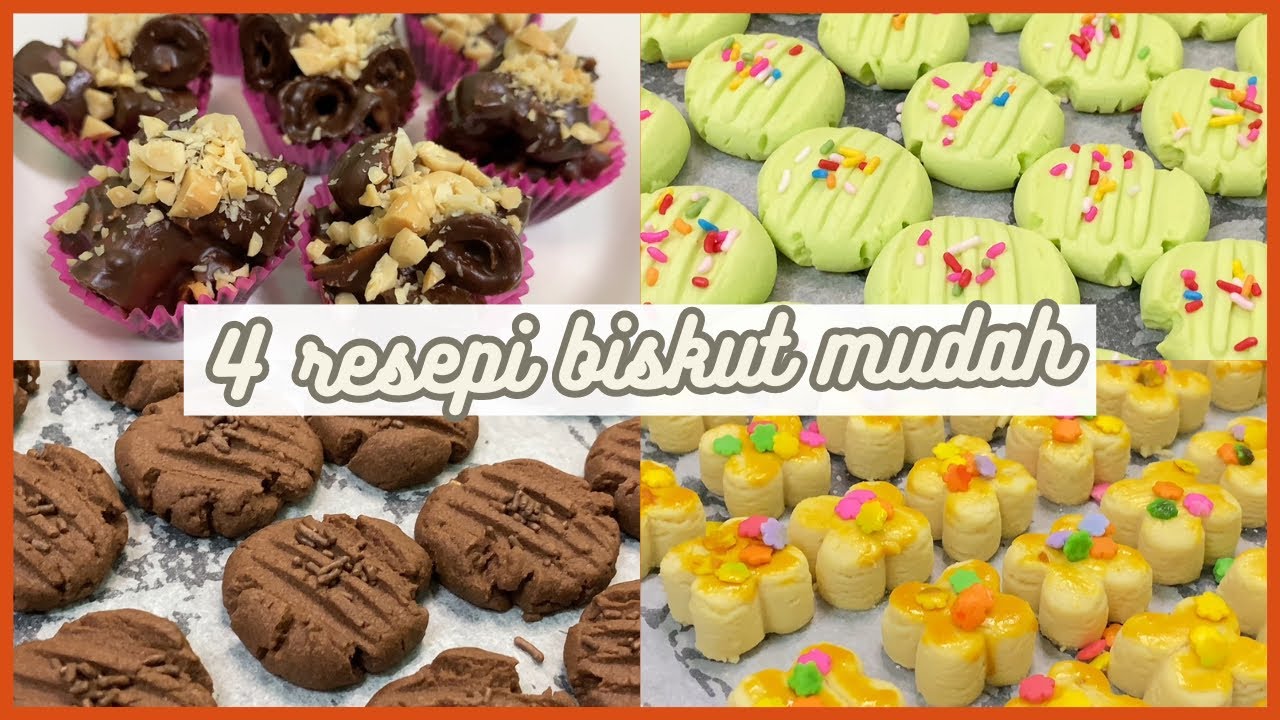 4 Aneka resepi biskut raya mudah & ringkas sahaja ️ rangup sedap & cair ...