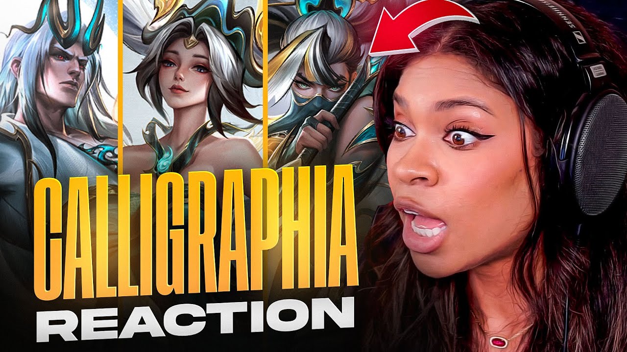 I react to the NEW EXCLUSIVE Calligraphia Wild Rift skins - YouTube
