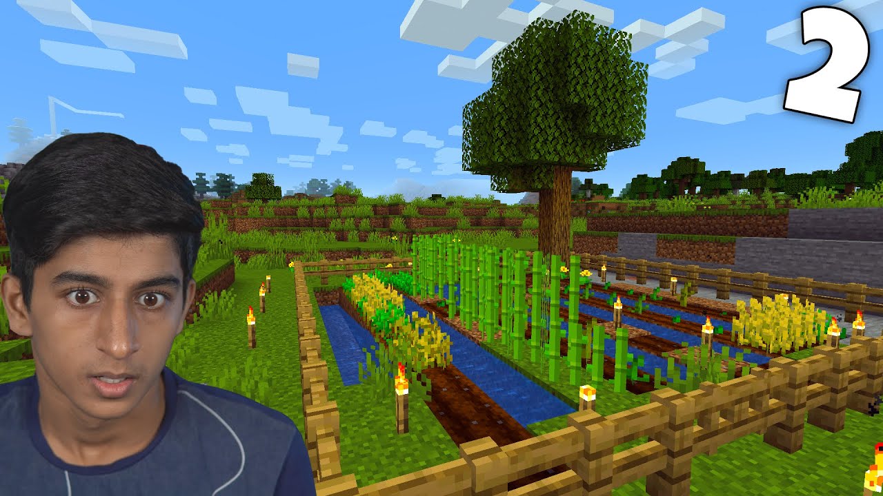 Farming in Minecraft - Minecraft Survival (PART 2) - YouTube