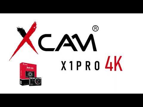 กล้องติดรถยนต์รุ่นใหม่ล่าสุดXcam X1Pro 4KWIFI กลางคืน - YouTube