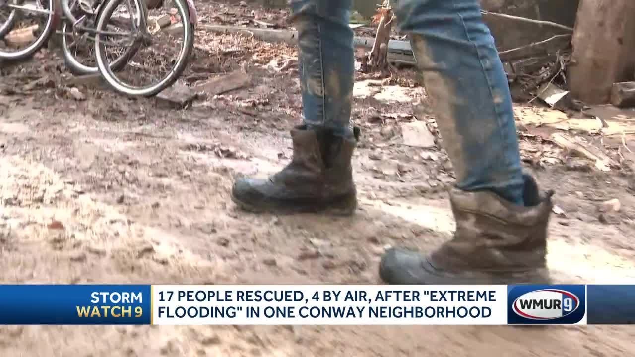 17 rescued, 4 by air, after 'extreme flooding' in Conway neighborhood ...