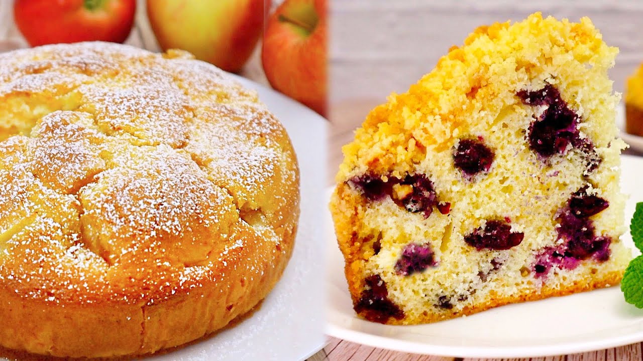 Schnelle und einfache Kuchen. Zwei Rezepte # 8 - YouTube